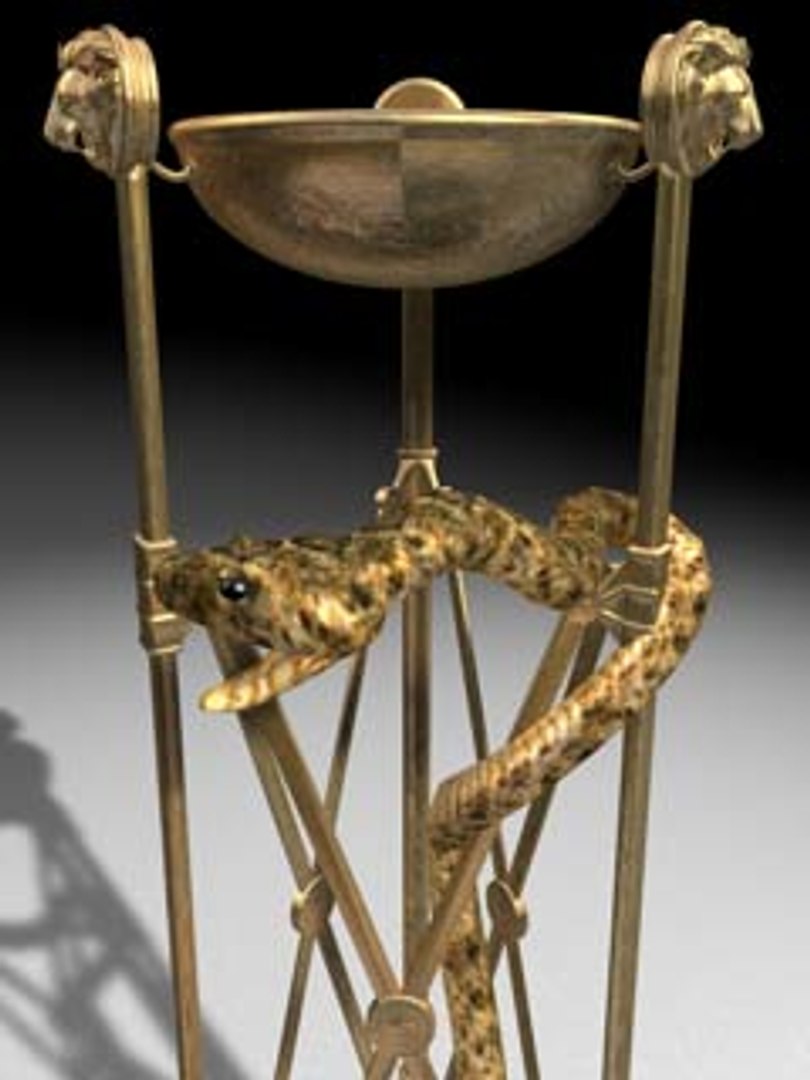3d Ancient Roman Tripode Model
