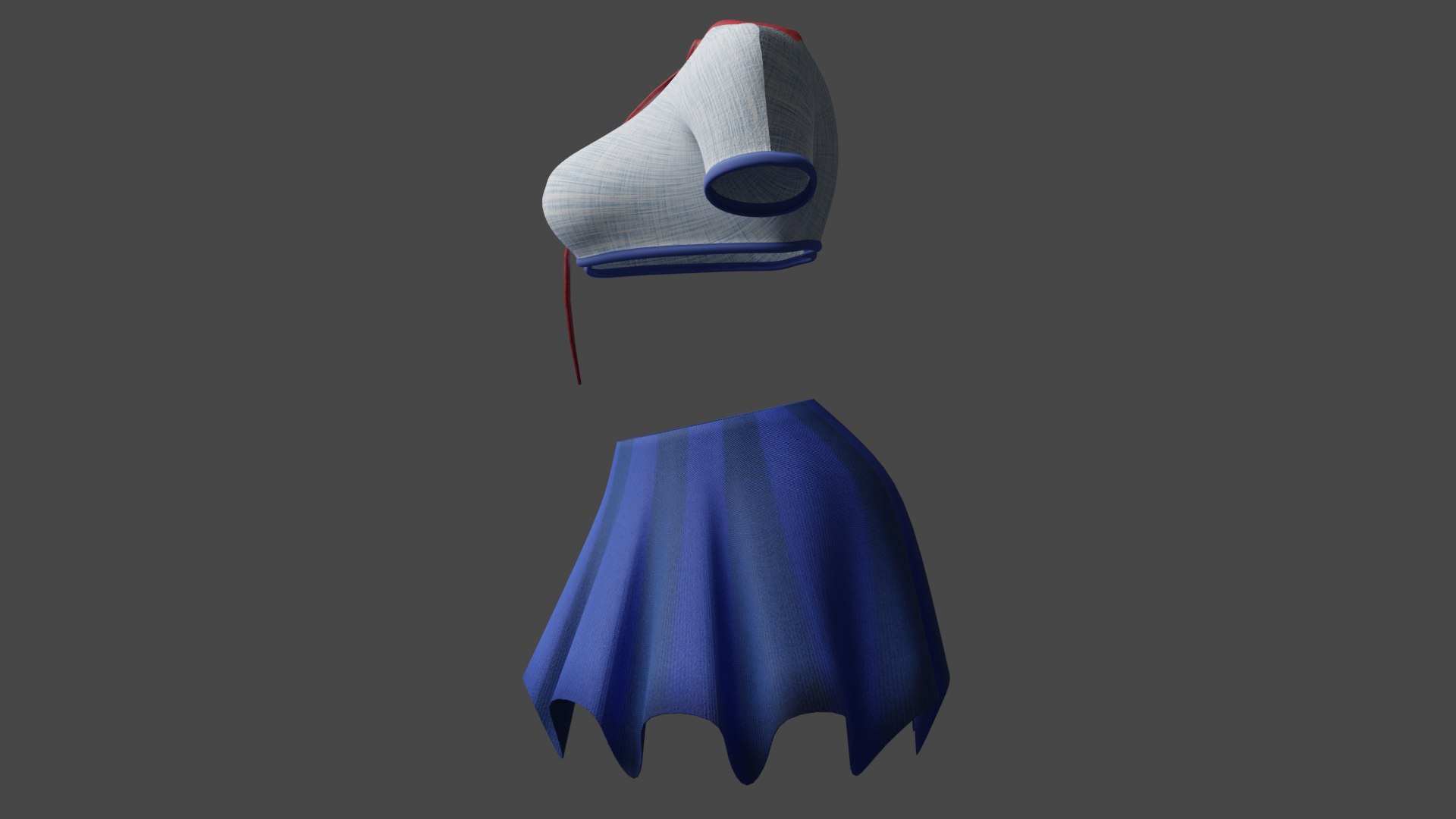 3D Anime School Uniform Model - TurboSquid 1863877