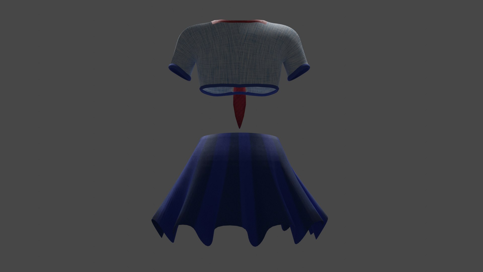3D Anime School Uniform Model - TurboSquid 1863877
