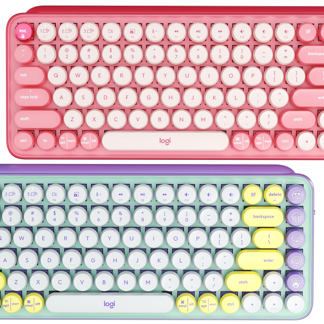 3D Logitech POP Keys - TurboSquid 1955157