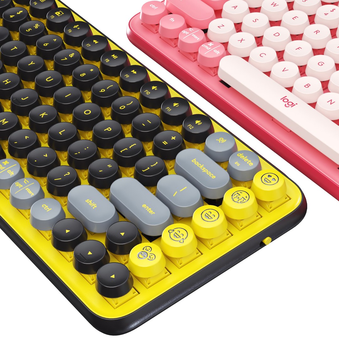 3D Logitech POP Keys - TurboSquid 1955157