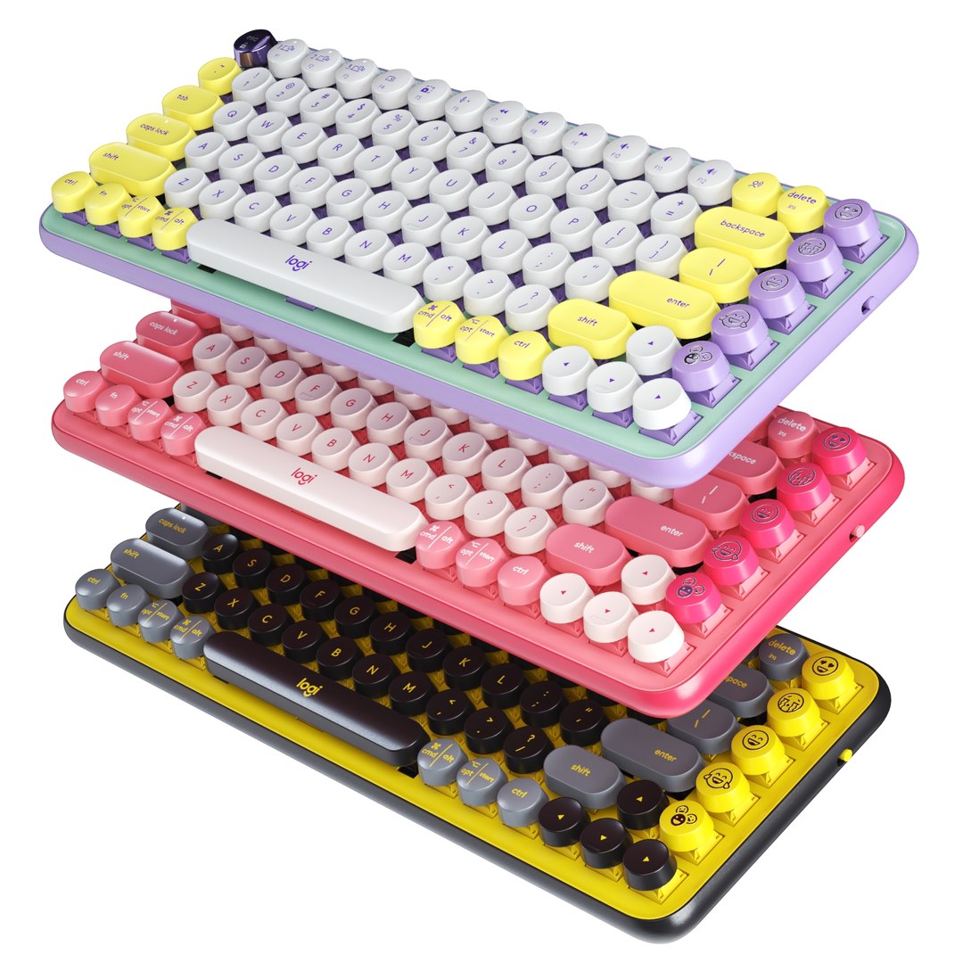 3D Logitech POP Keys - TurboSquid 1955157