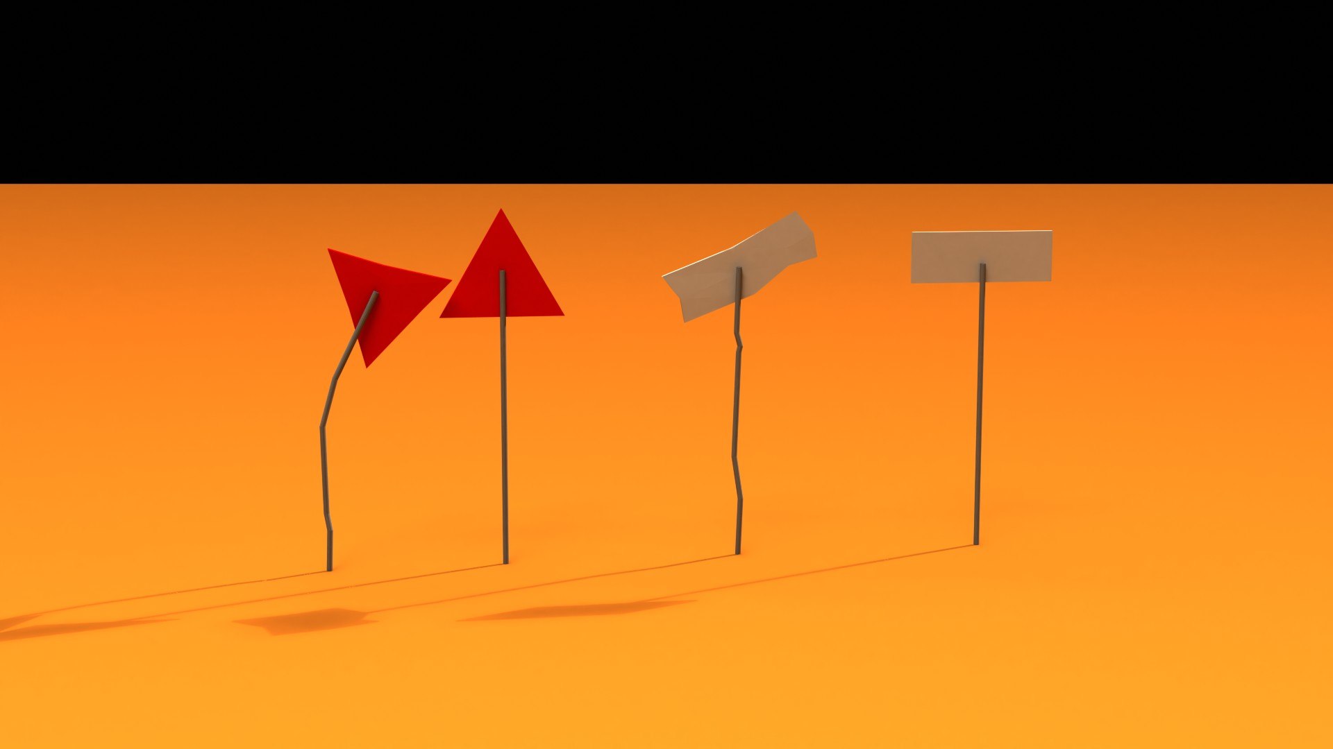 3D Road Signs - TurboSquid 1629643