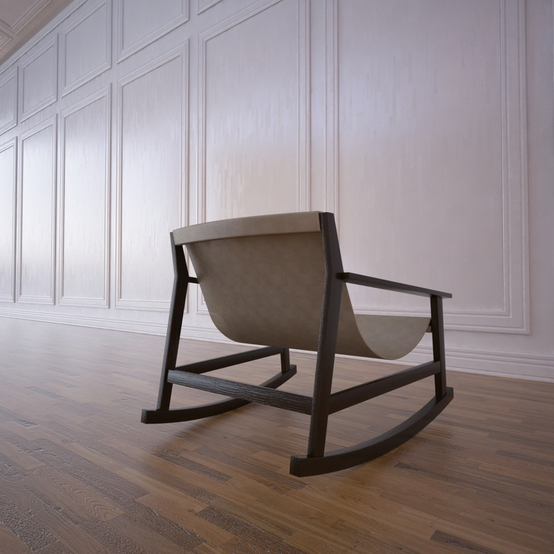 3ds Max Dondolo Rocking Chair