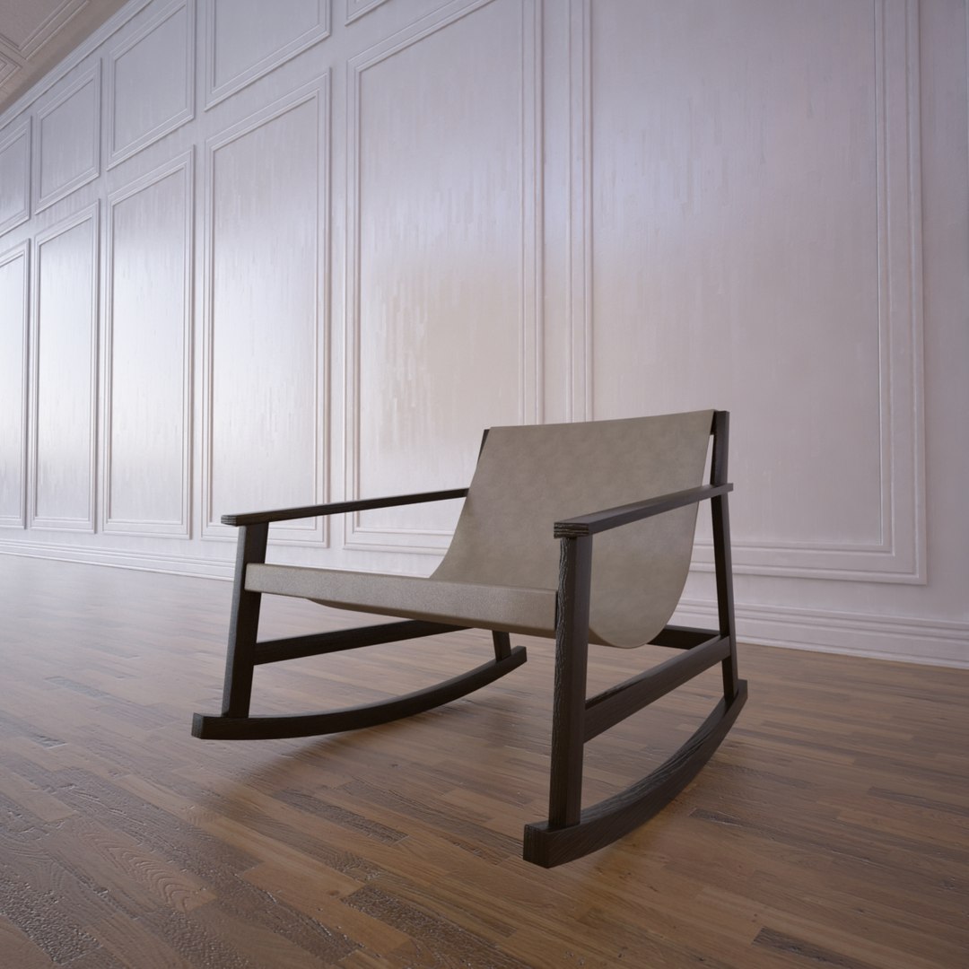 3ds Max Dondolo Rocking Chair