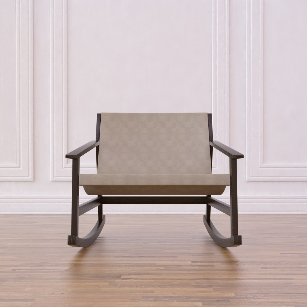 3ds Max Dondolo Rocking Chair