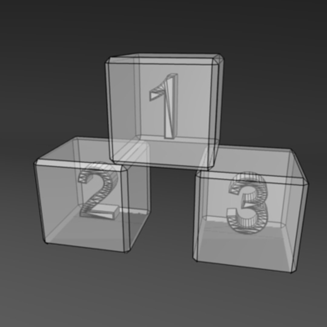 3d Model Of Podium Winner Win