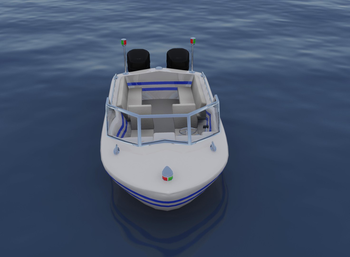 3d Speed Boat Model