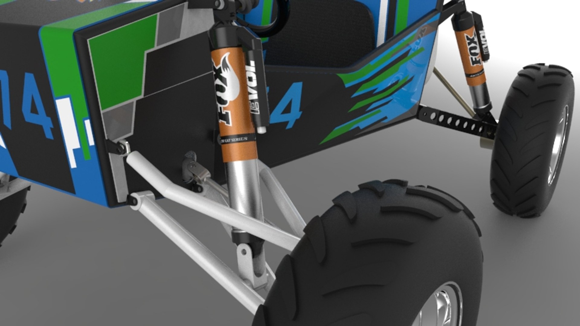 3D Model Fox Float 3 Evol - TurboSquid 1223293