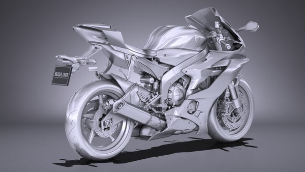 Yamaha yzf r6 3D model - TurboSquid 1241207