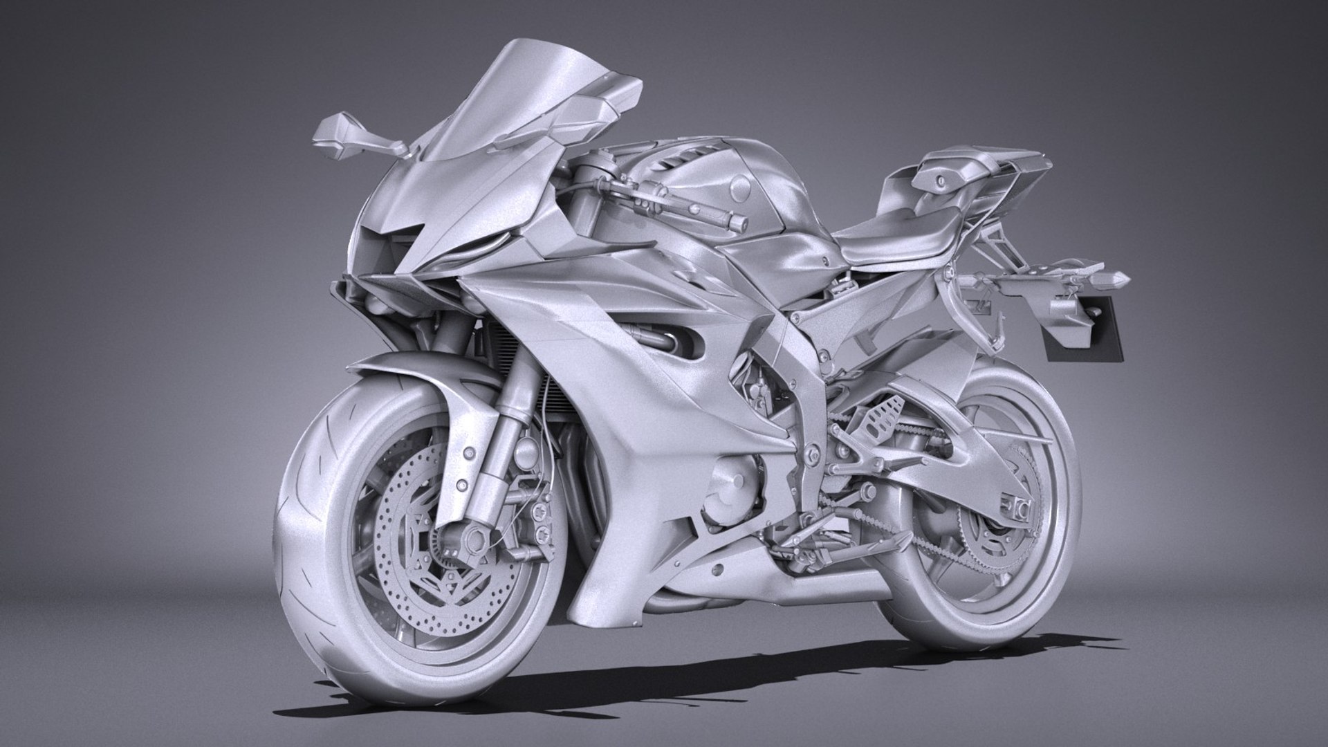 Yamaha Yzf R6 3D Model - TurboSquid 1241207