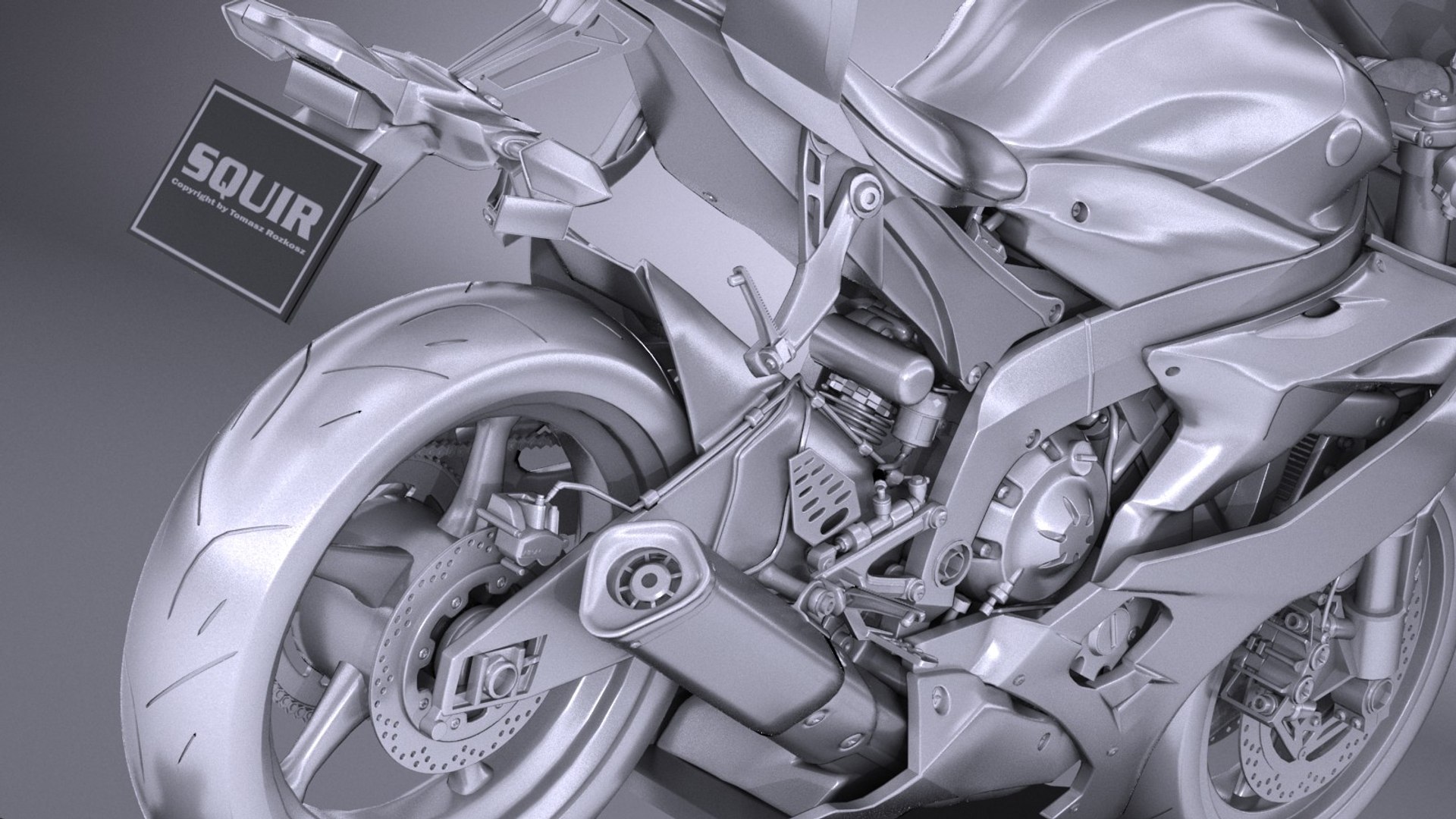 Yamaha Yzf R6 3D Model - TurboSquid 1241207