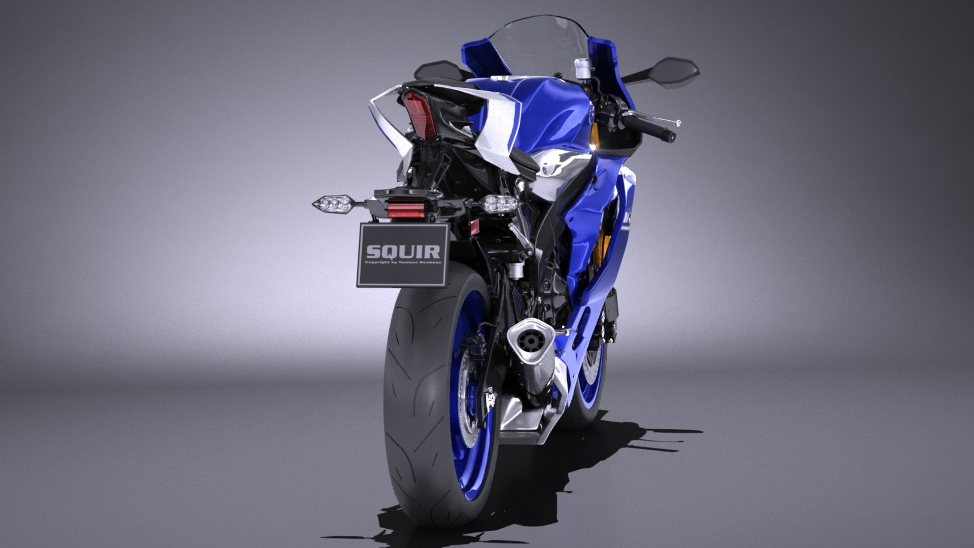 Yamaha Yzf R6 3D Model - TurboSquid 1241207