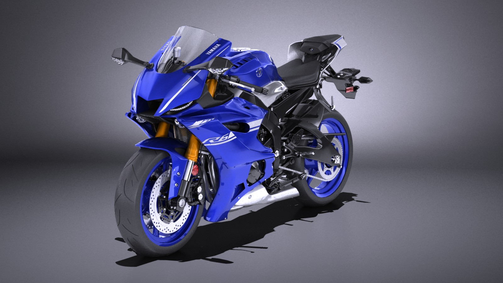 Yamaha YZF R6 2018 3D 모델 - TurboSquid 1241207
