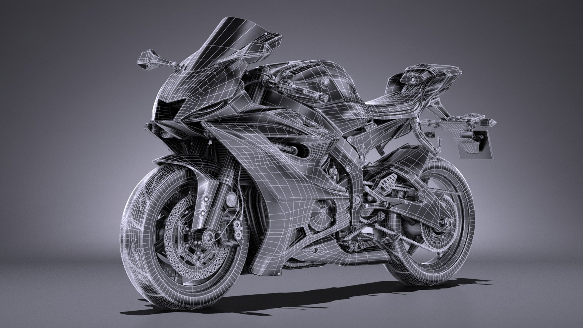 Yamaha Yzf R6 3D Model - TurboSquid 1241207