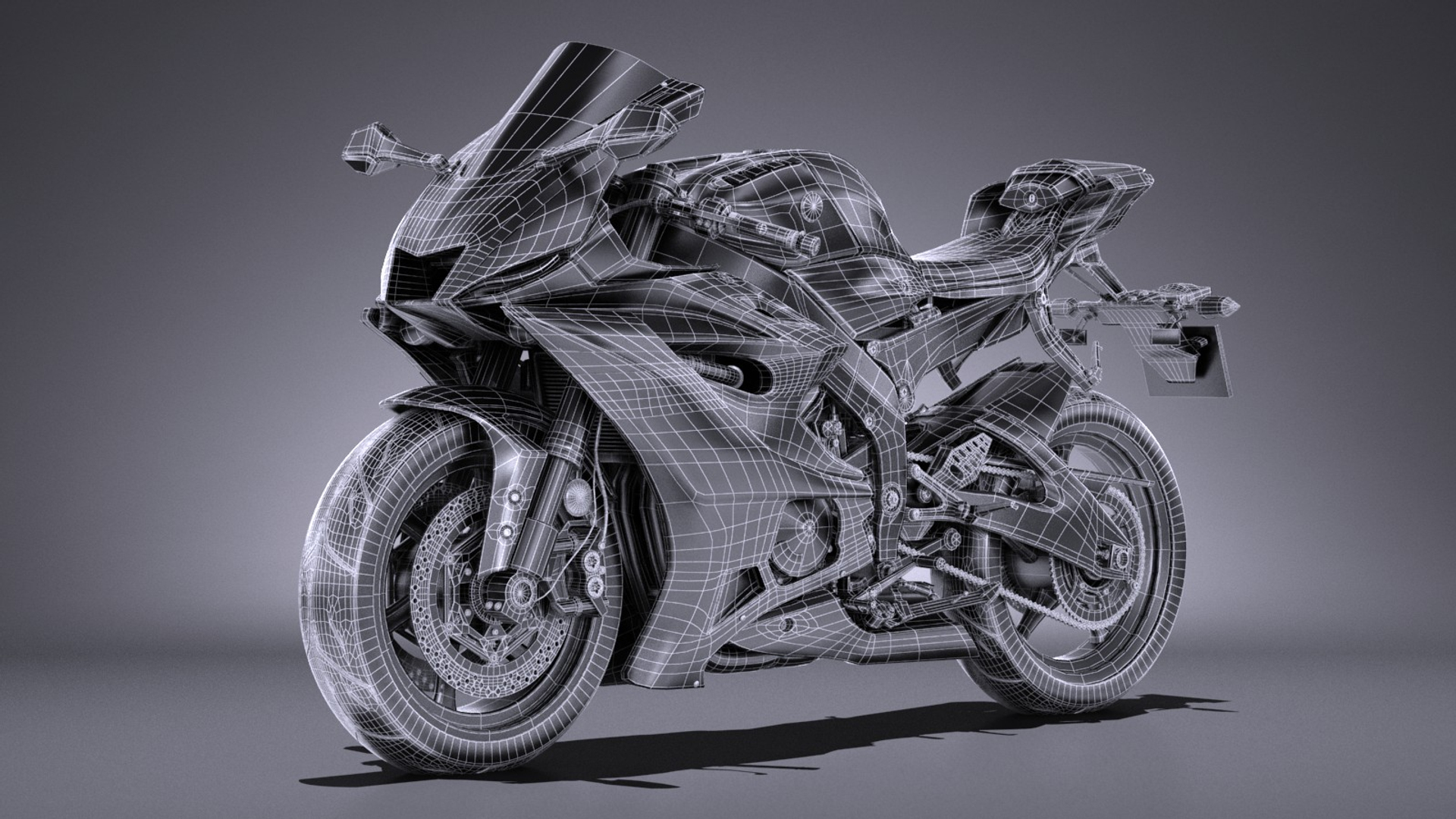 Yamaha yzf r6 3D model - TurboSquid 1241207