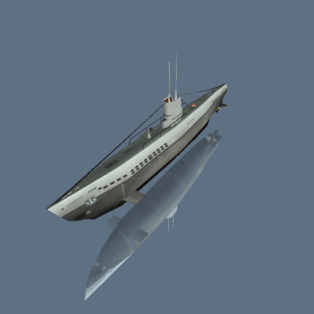 3d German Type Ii U-boat