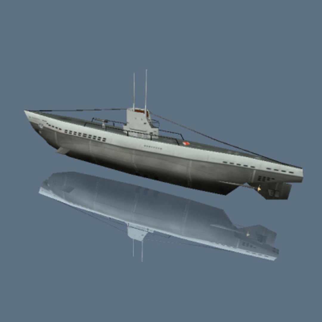 3d German Type Ii U-boat