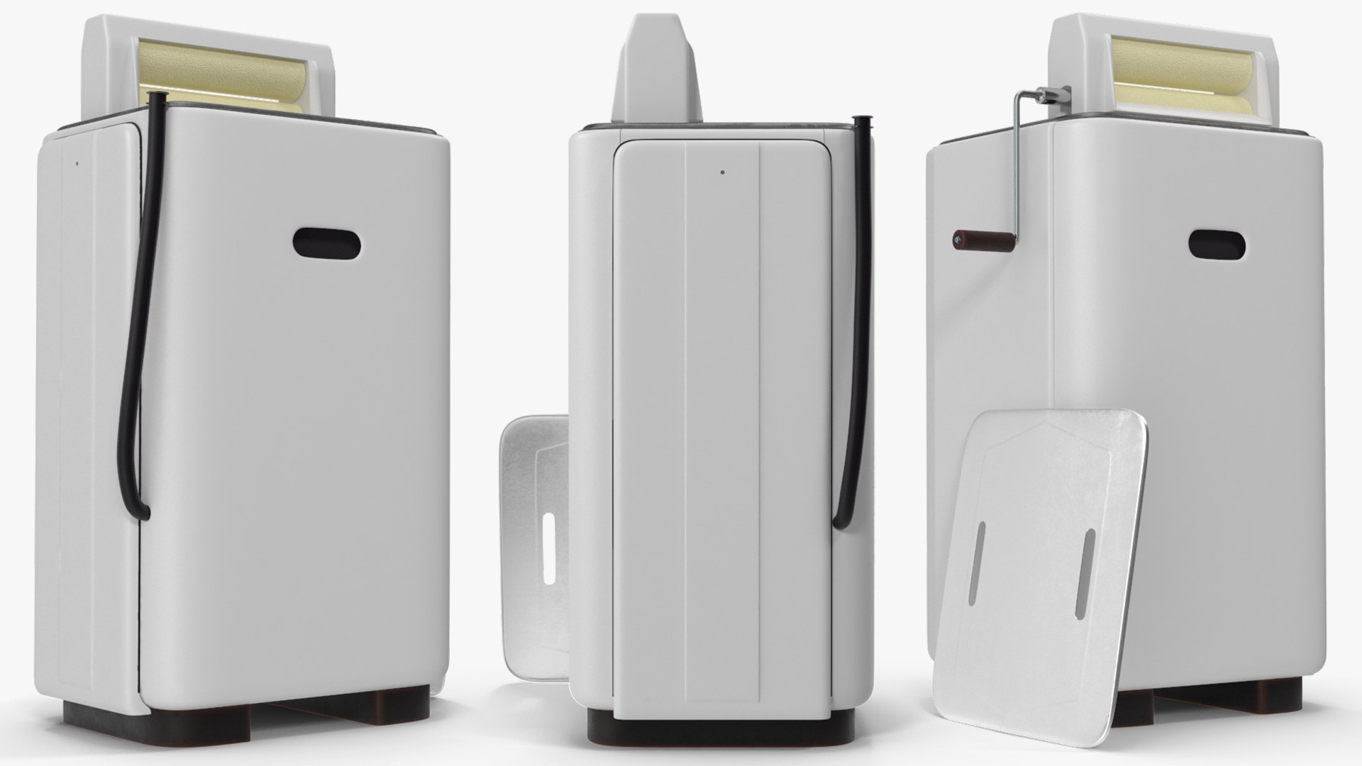 Retro Style Washing Machine Model - TurboSquid 2098140