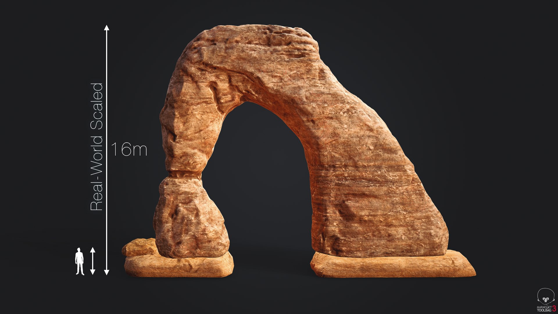 Arch Rock Formation Real-time Model - TurboSquid 1426550