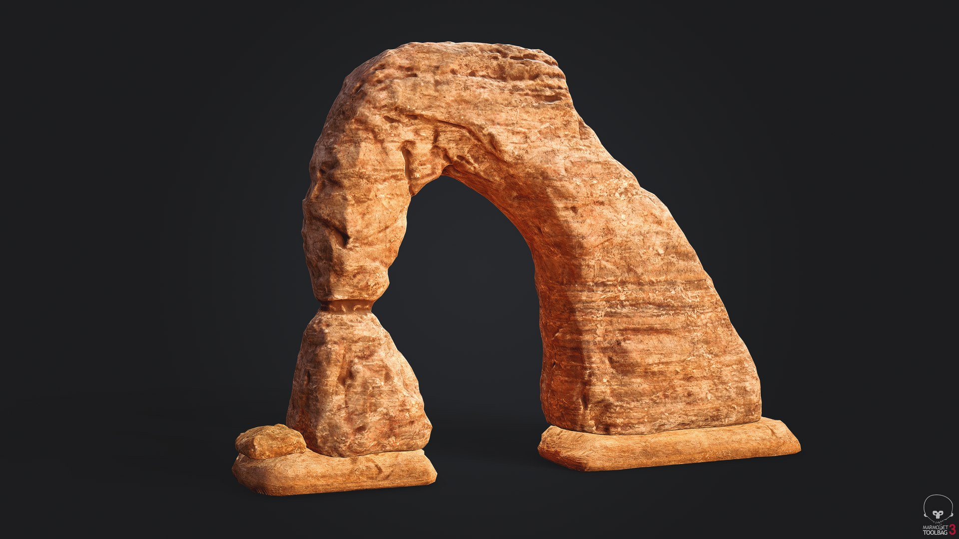 Arch Rock Formation Real-time Model - TurboSquid 1426550