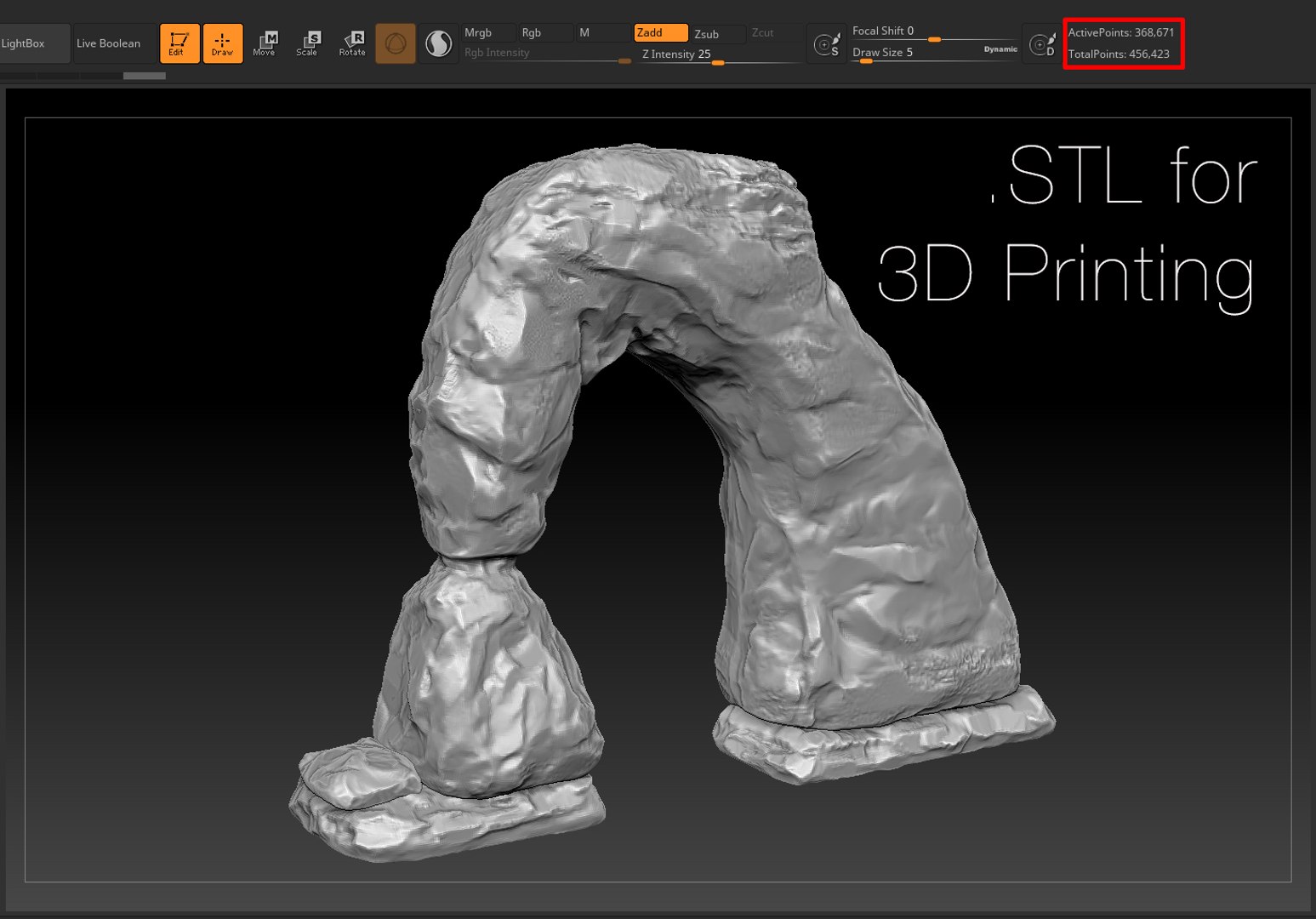 Arch rock formation real-time model - TurboSquid 1426550