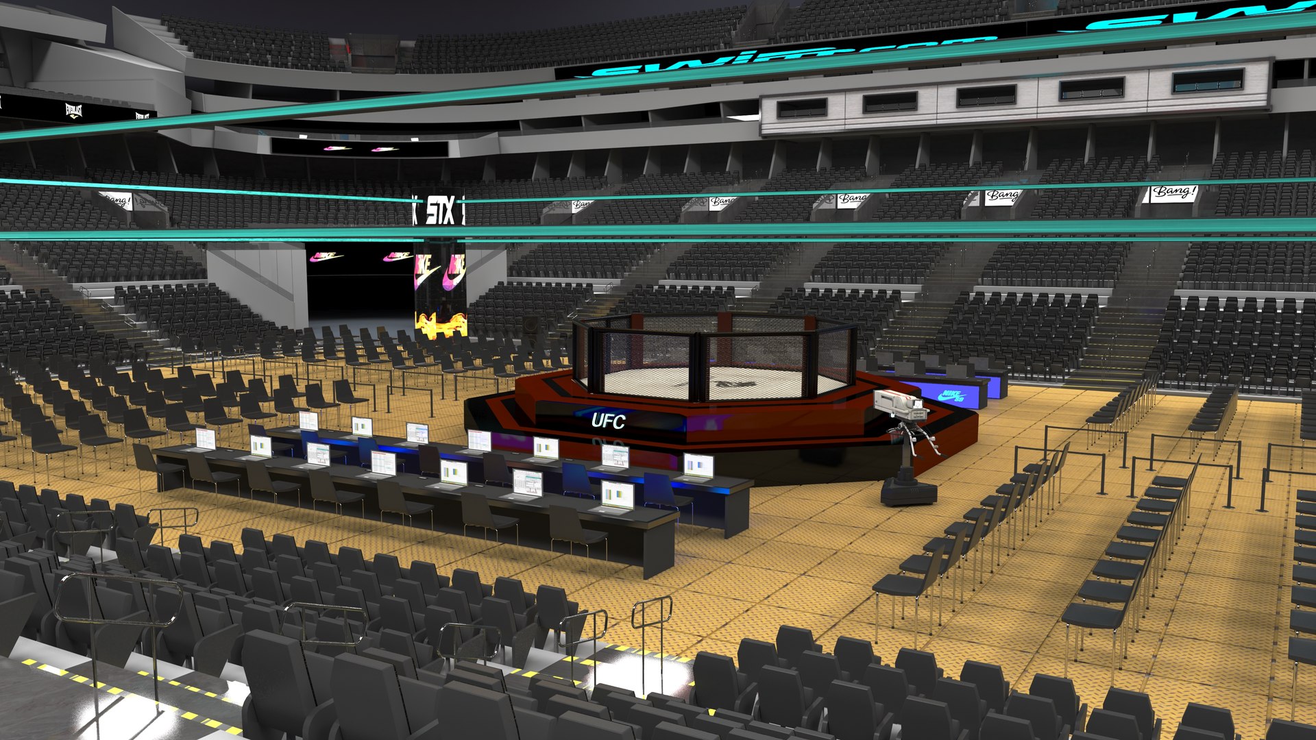 Ufc Arena 3D - TurboSquid 1794652