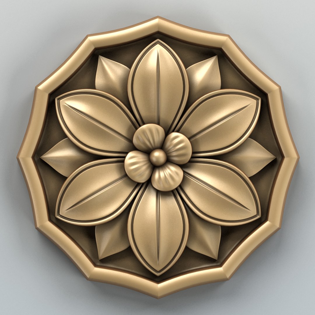 3d rosette cnc intagli3d