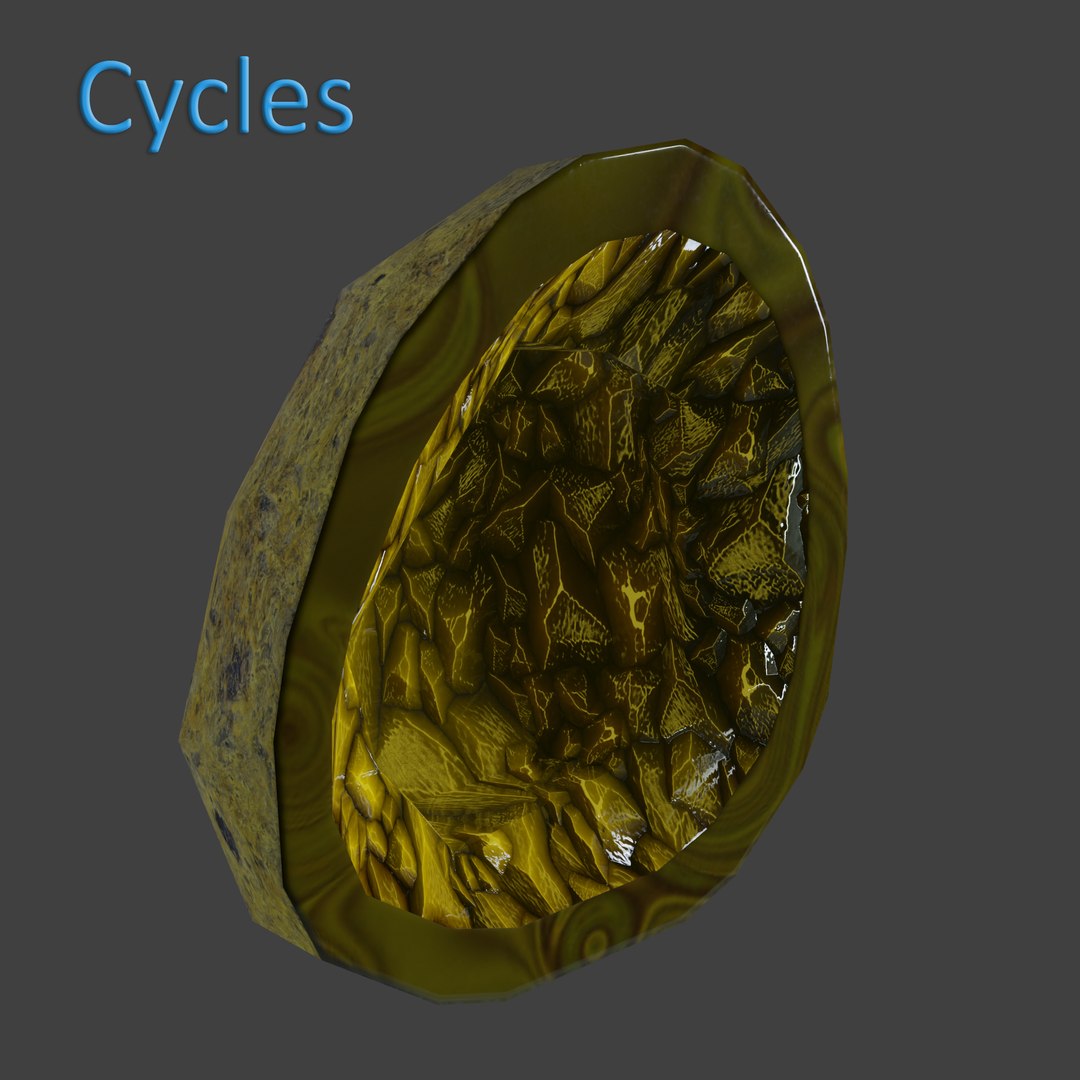 3D Stylized Yellow Magic Crystal Model - TurboSquid 2146279