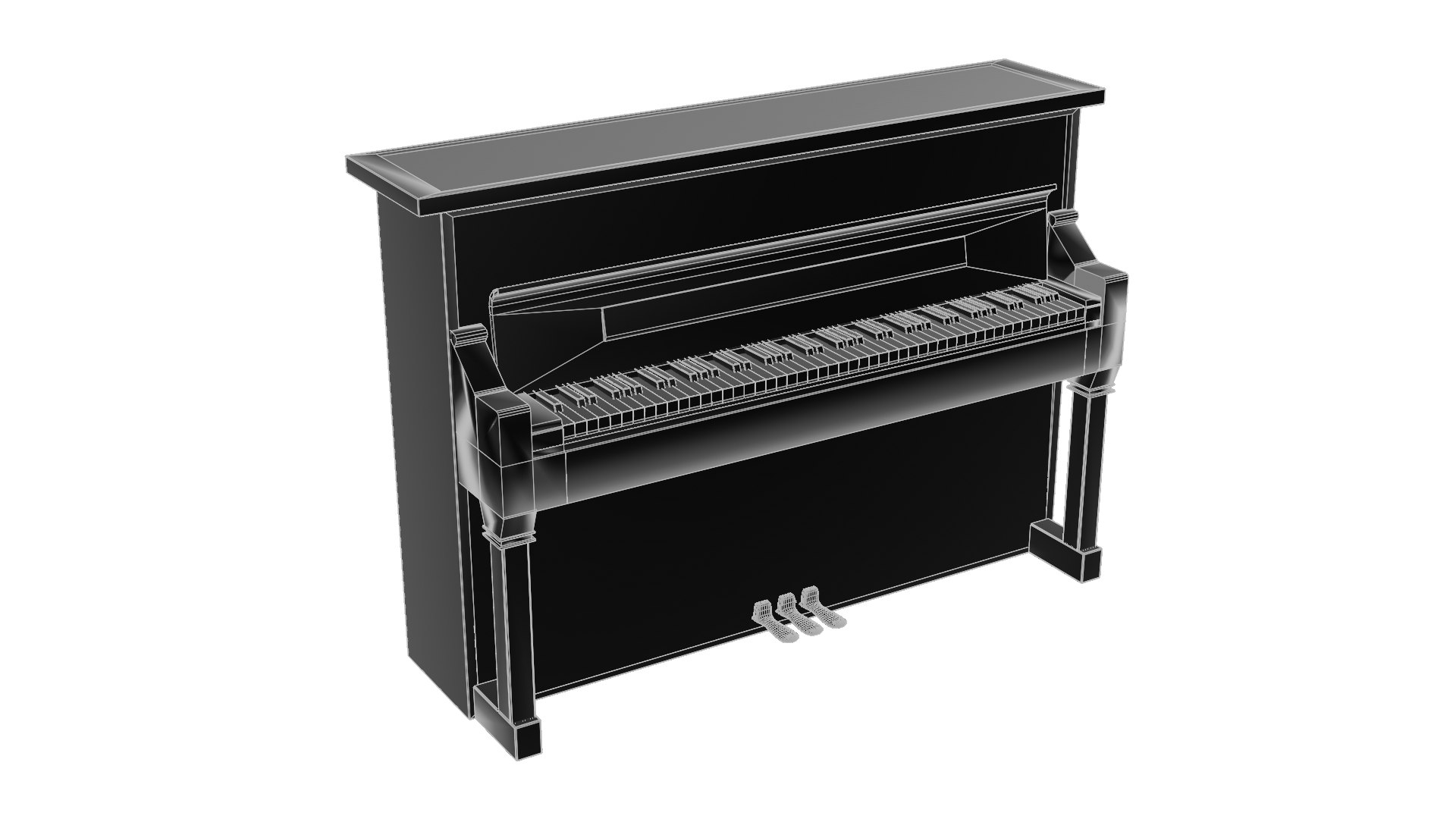 Piano 3D model - TurboSquid 1968321
