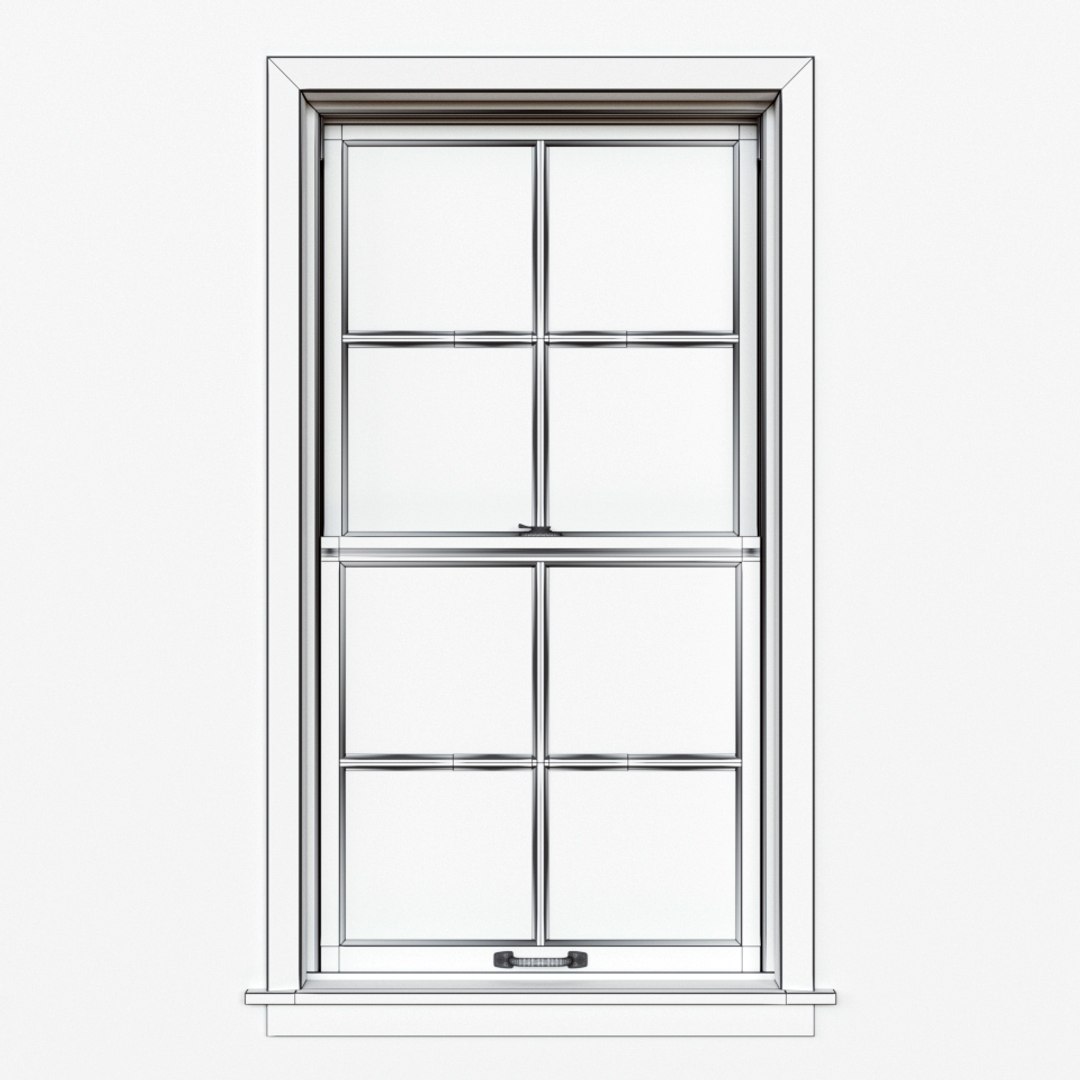 Double Hung Windows 3D Model - TurboSquid 1191630