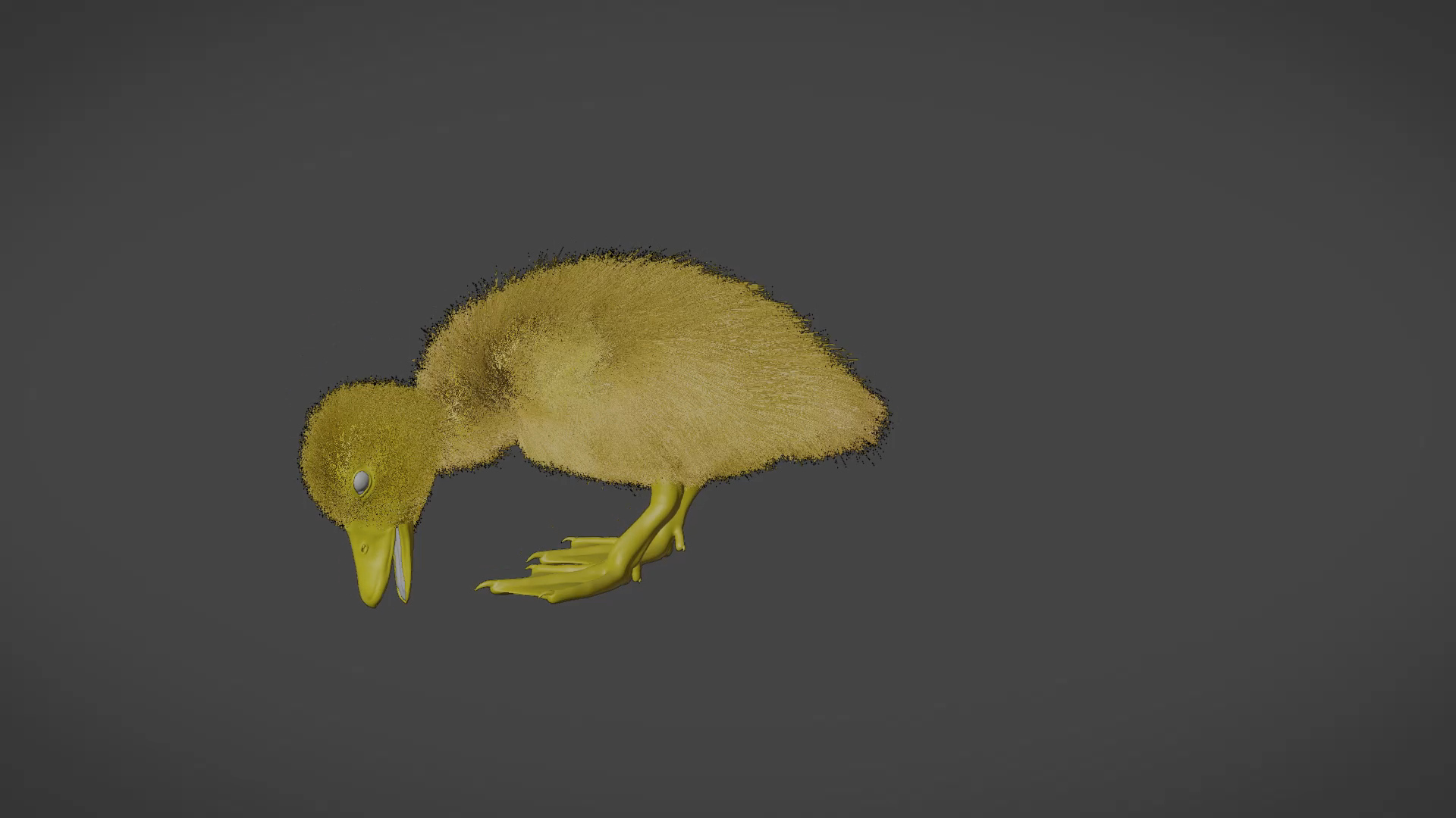3D Duckling Animated Model - TurboSquid 1869393