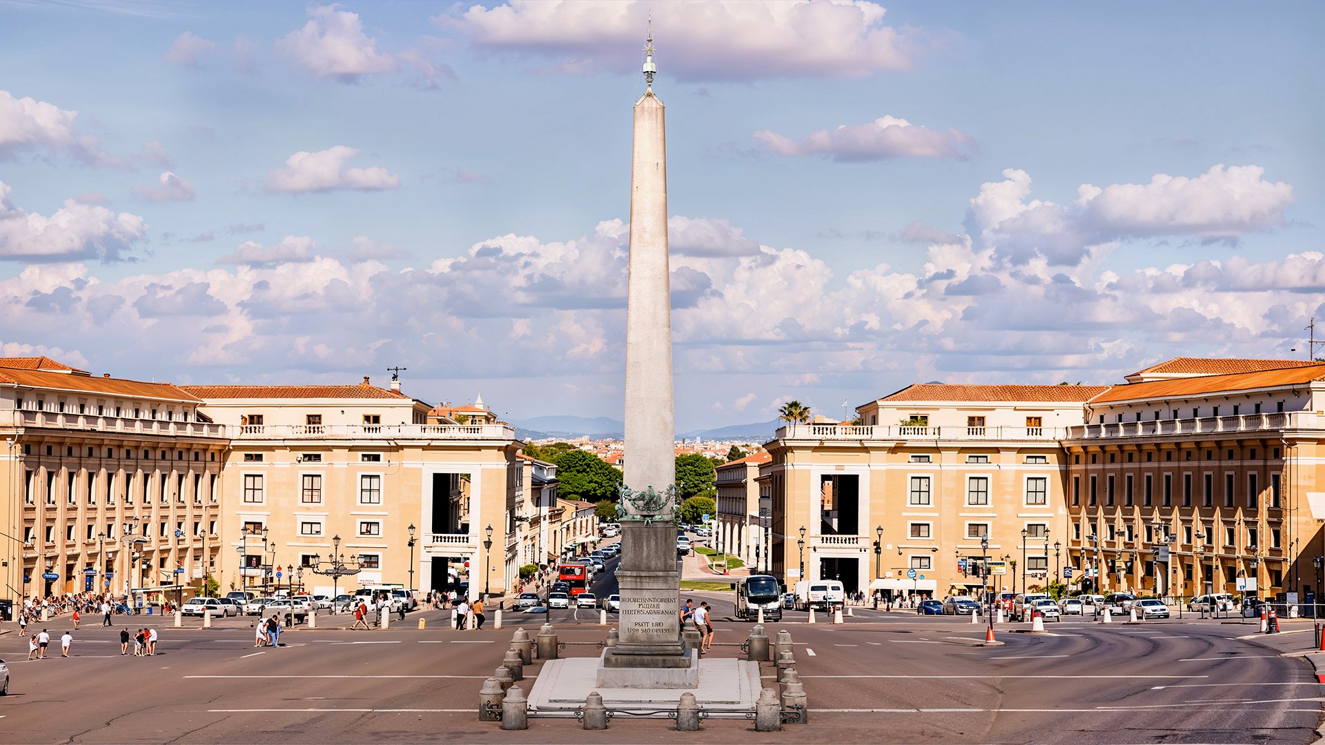 3D Vatican Obelisk With Railing - TurboSquid 2352536