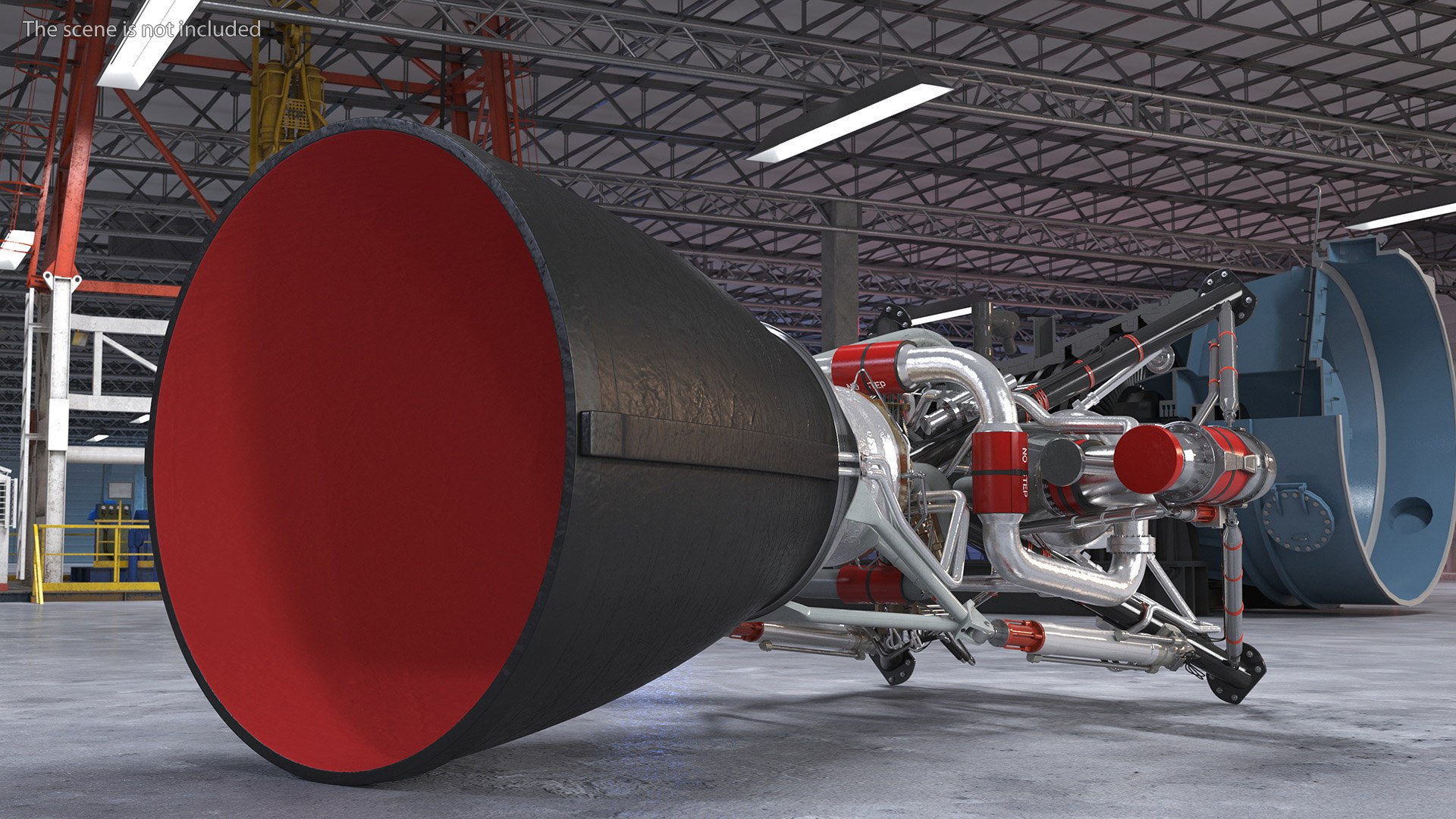 3D Rocket Engine RS 68 Detailed - TurboSquid 2304654