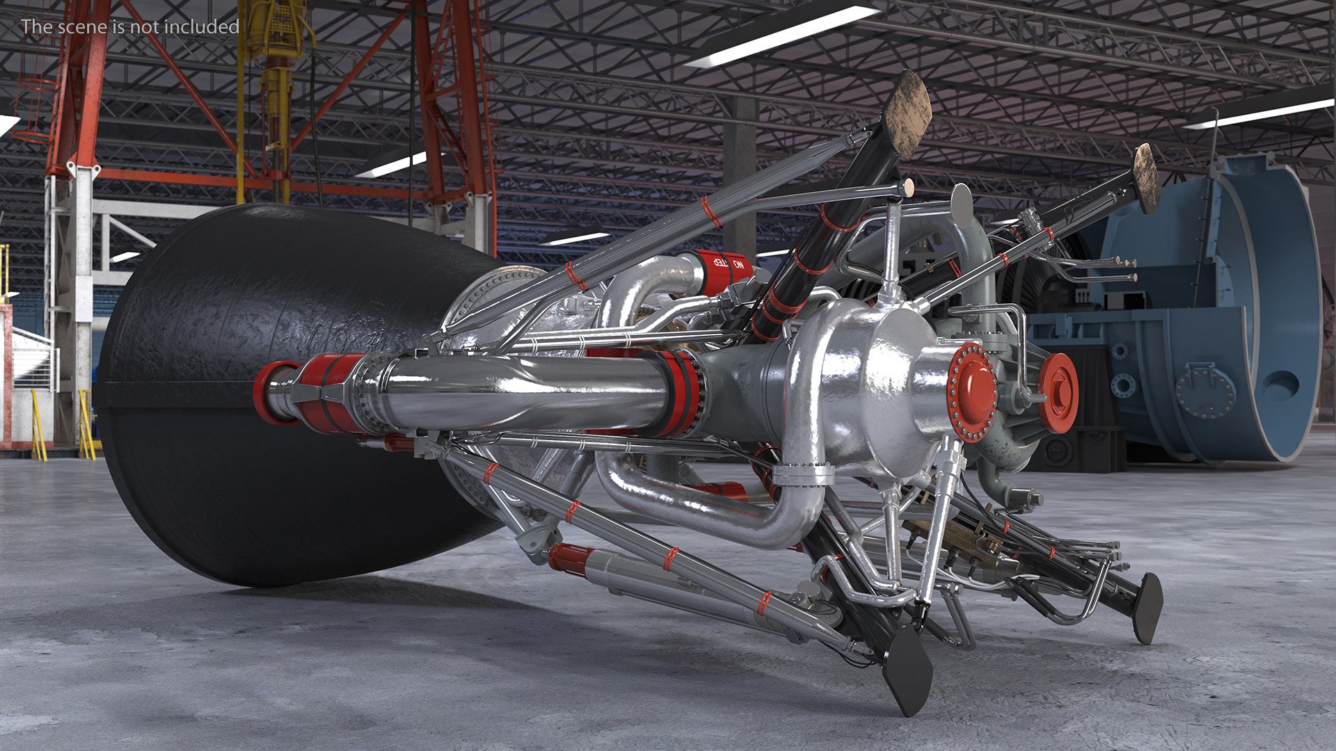 3D Rocket Engine RS 68 Detailed - TurboSquid 2304654