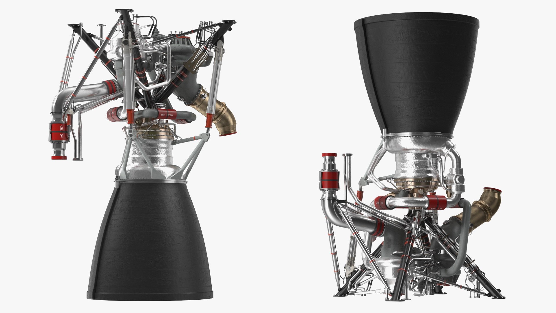 3D Rocket Engine RS 68 Detailed - TurboSquid 2304654
