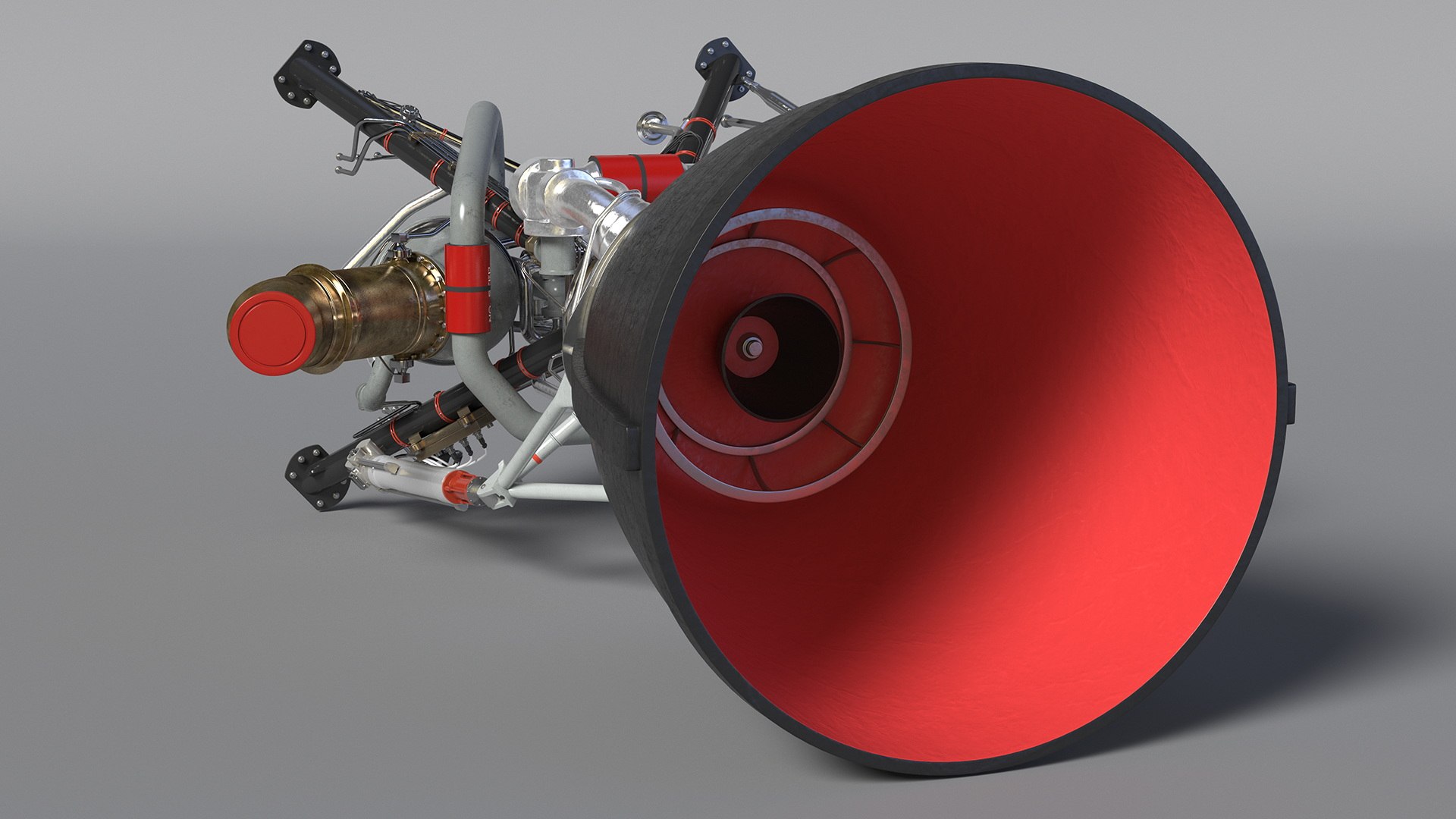 3D Rocket Engine RS 68 Detailed - TurboSquid 2304654