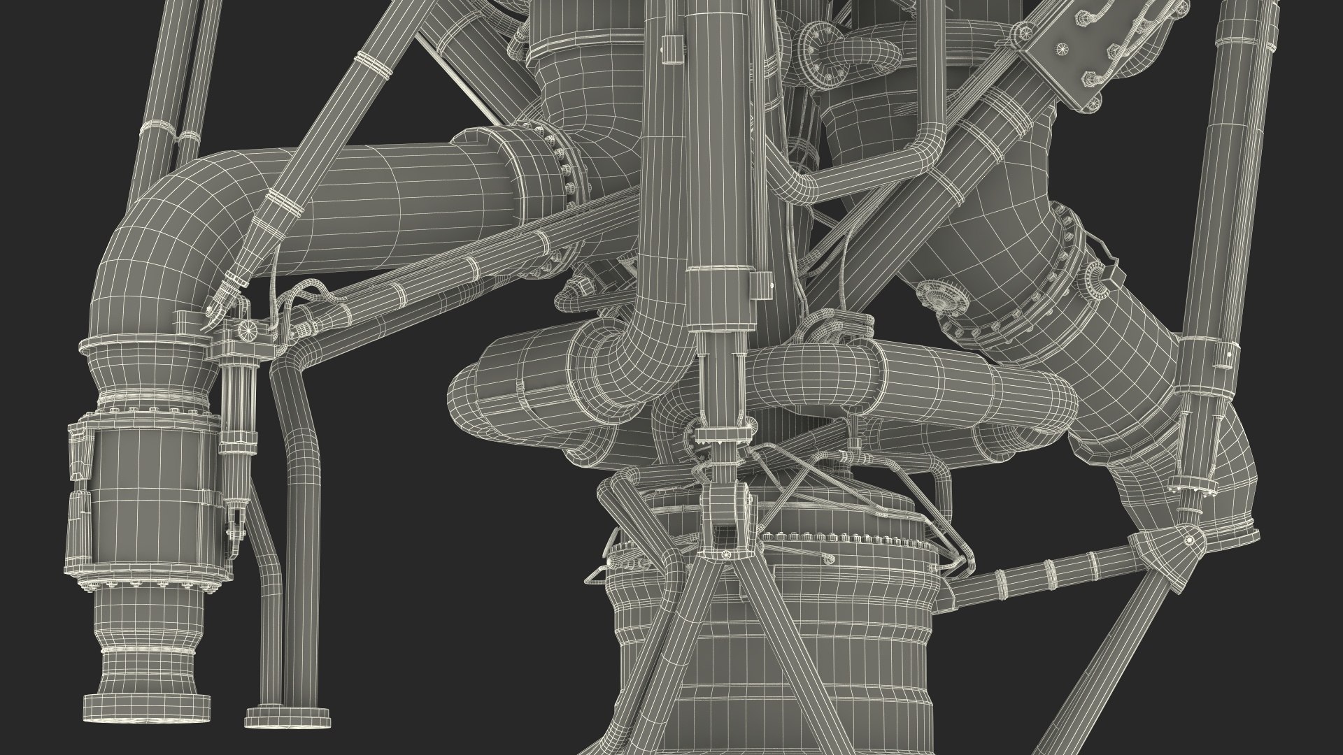 3D Rocket Engine RS 68 Detailed - TurboSquid 2304654