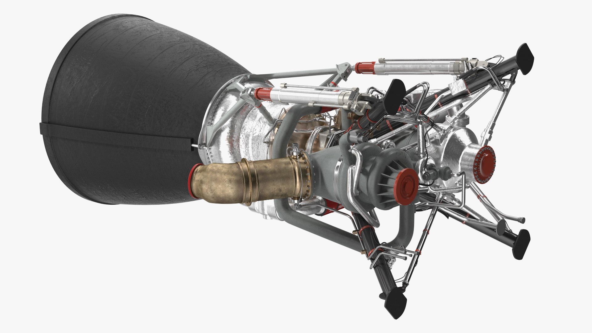 3D Rocket Engine RS 68 Detailed - TurboSquid 2304654
