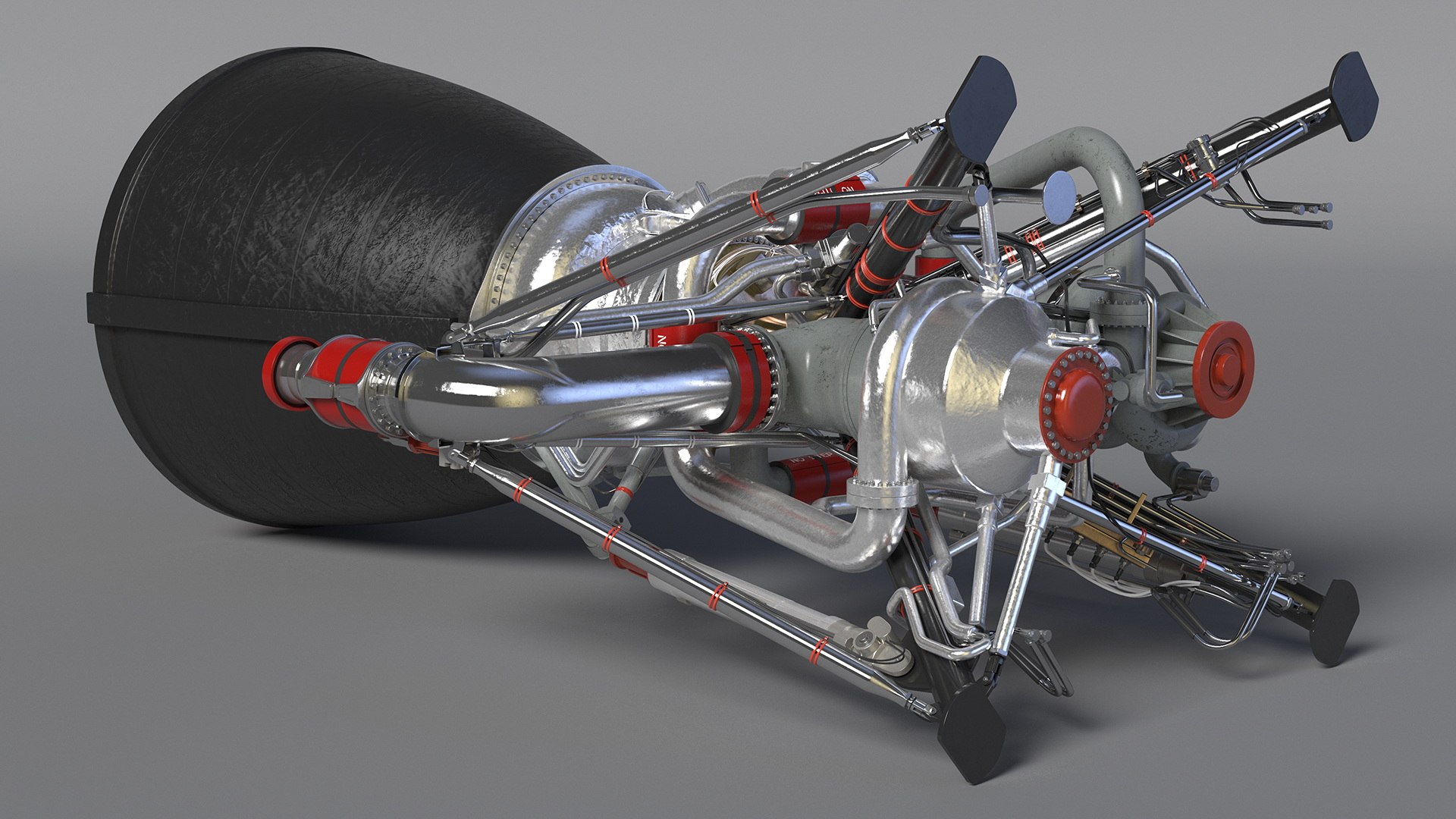 3D Rocket Engine RS 68 Detailed - TurboSquid 2304654