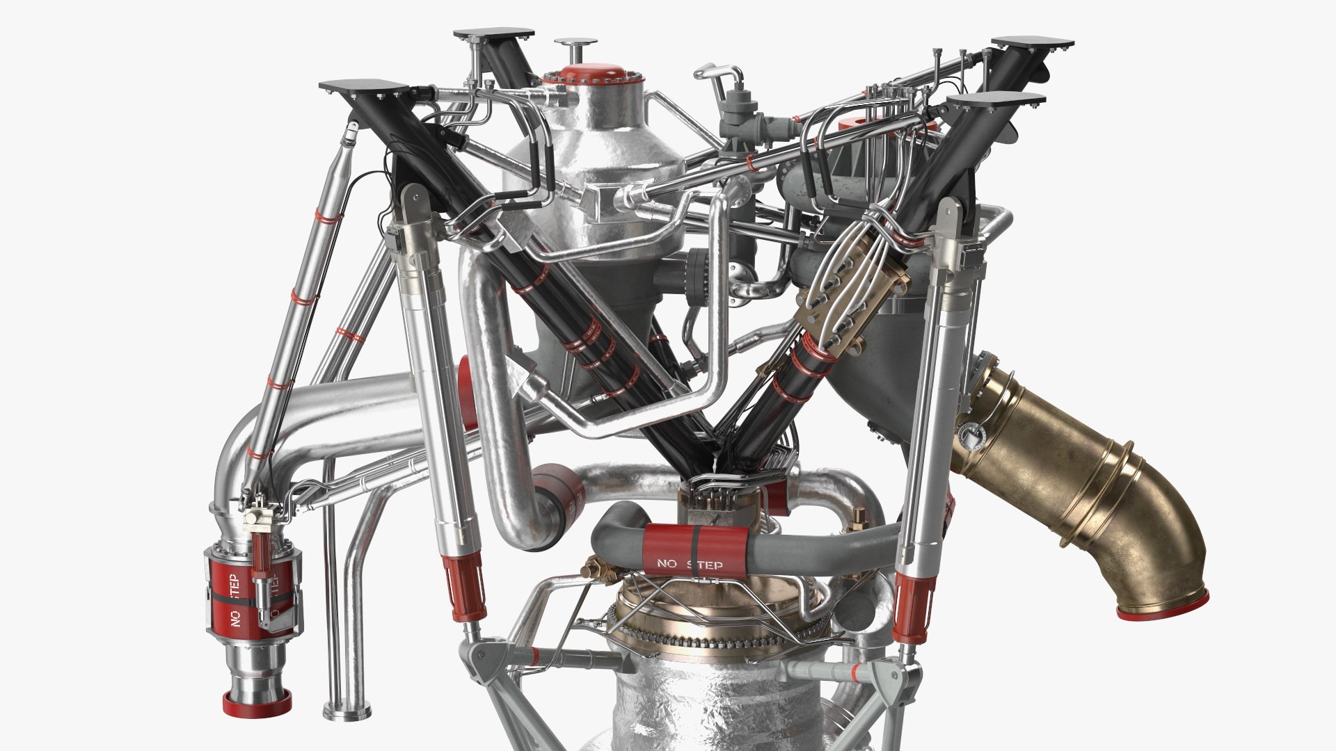 3D Rocket Engine RS 68 Detailed - TurboSquid 2304654