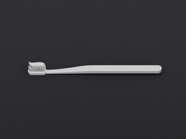 Toothpaste and Toothbrush Set 3D model - TurboSquid 1820141