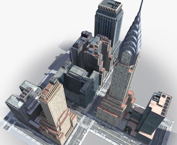 3D new york manhattan midtown model - TurboSquid 1190737