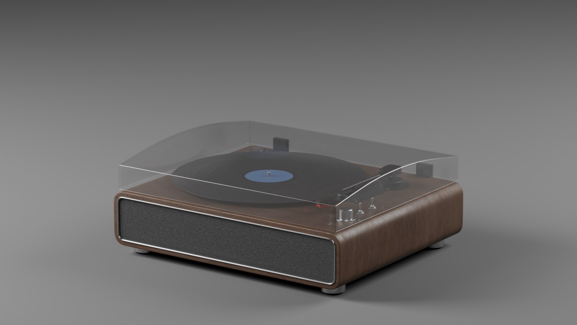 Retro Turntable 3D Model - TurboSquid 2365121