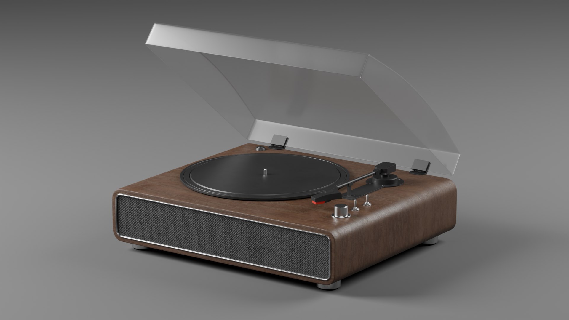 Retro Turntable 3D Model - TurboSquid 2365121