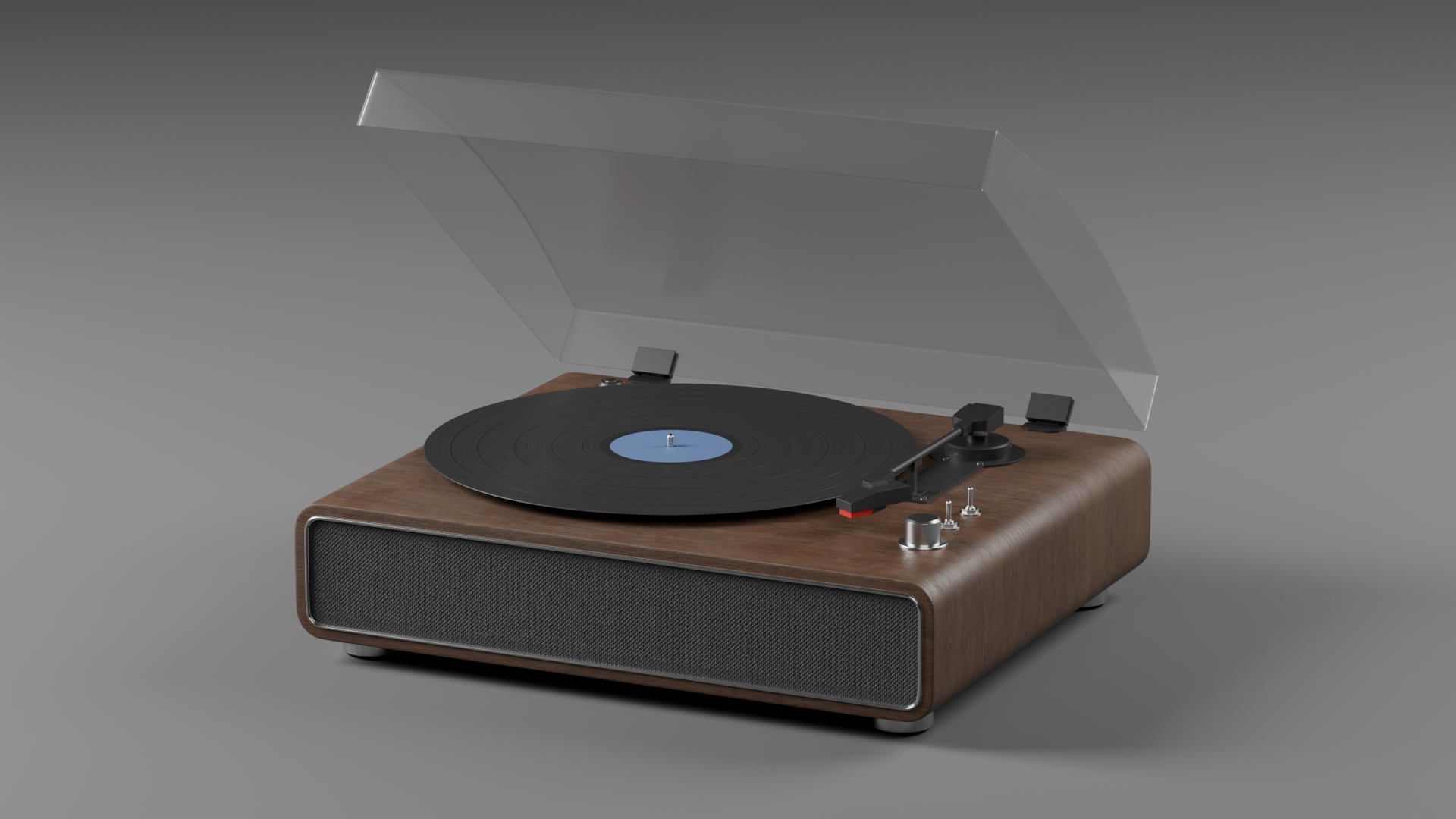 Retro Turntable 3D Model - TurboSquid 2365121