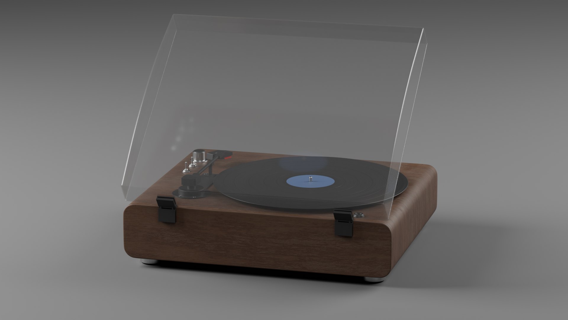 Retro Turntable 3D Model - TurboSquid 2365121
