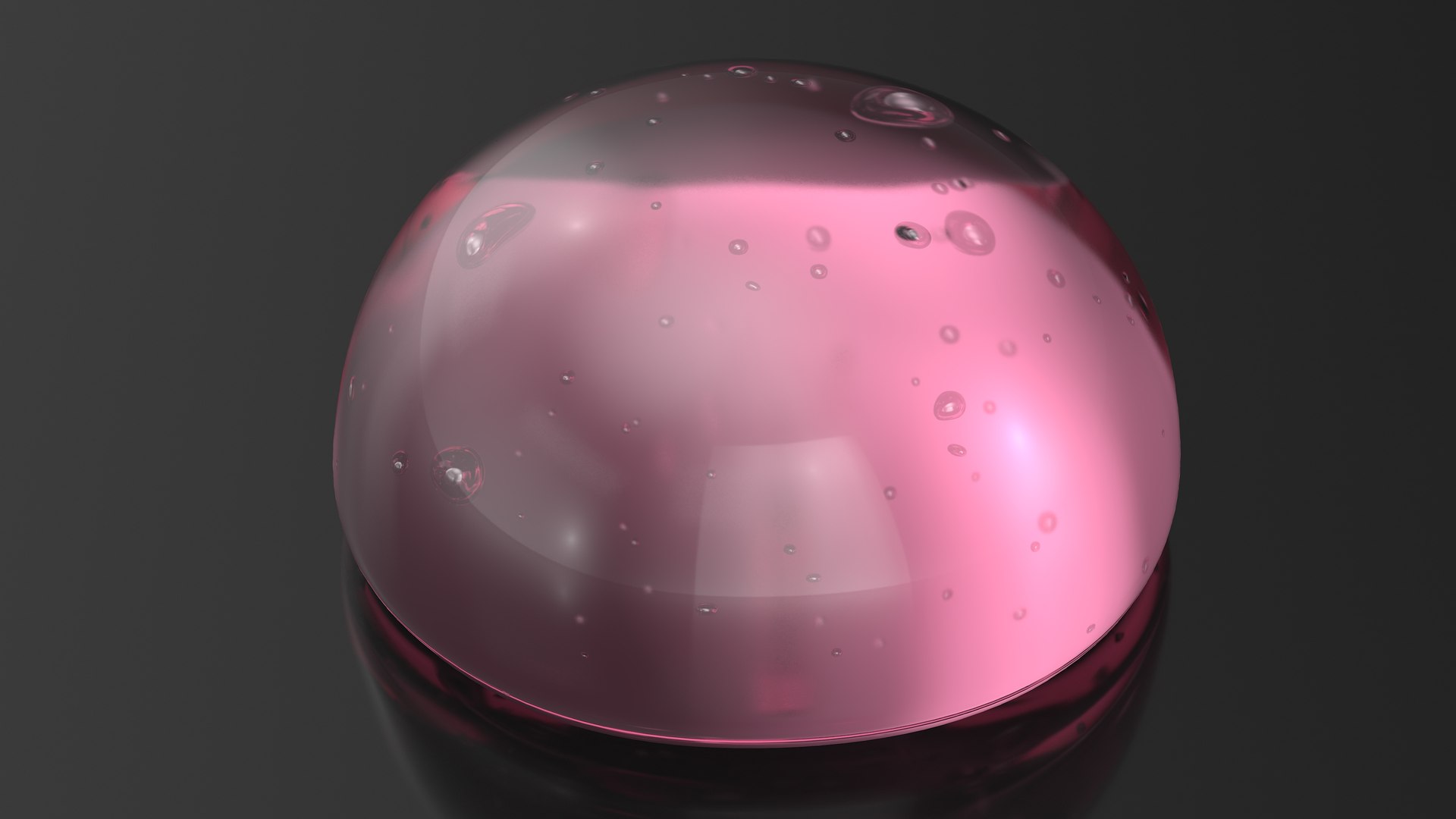 Pink Gel Drop 3D Model - TurboSquid 2113261