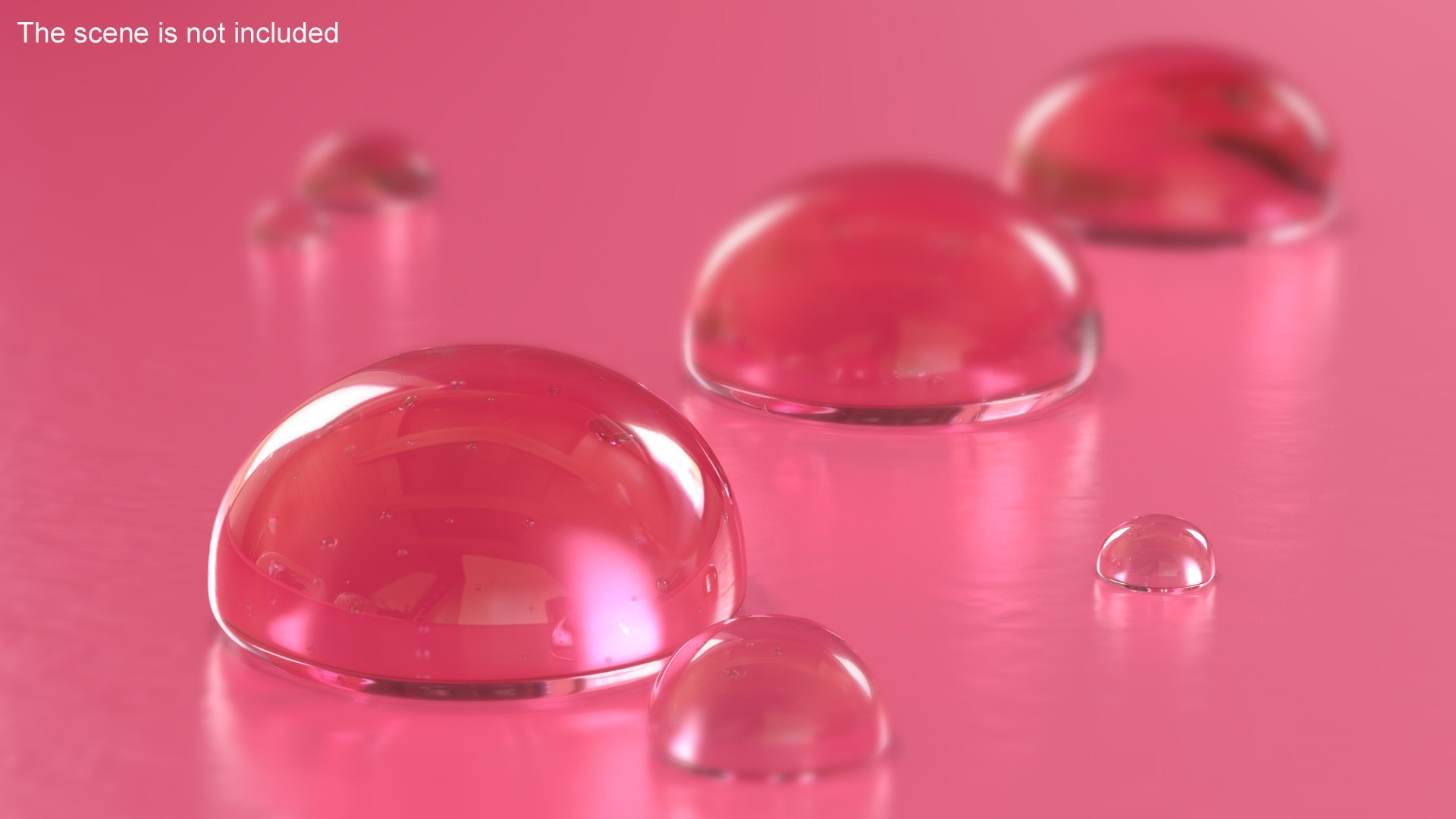 Pink Gel Drop 3D Model - TurboSquid 2113261