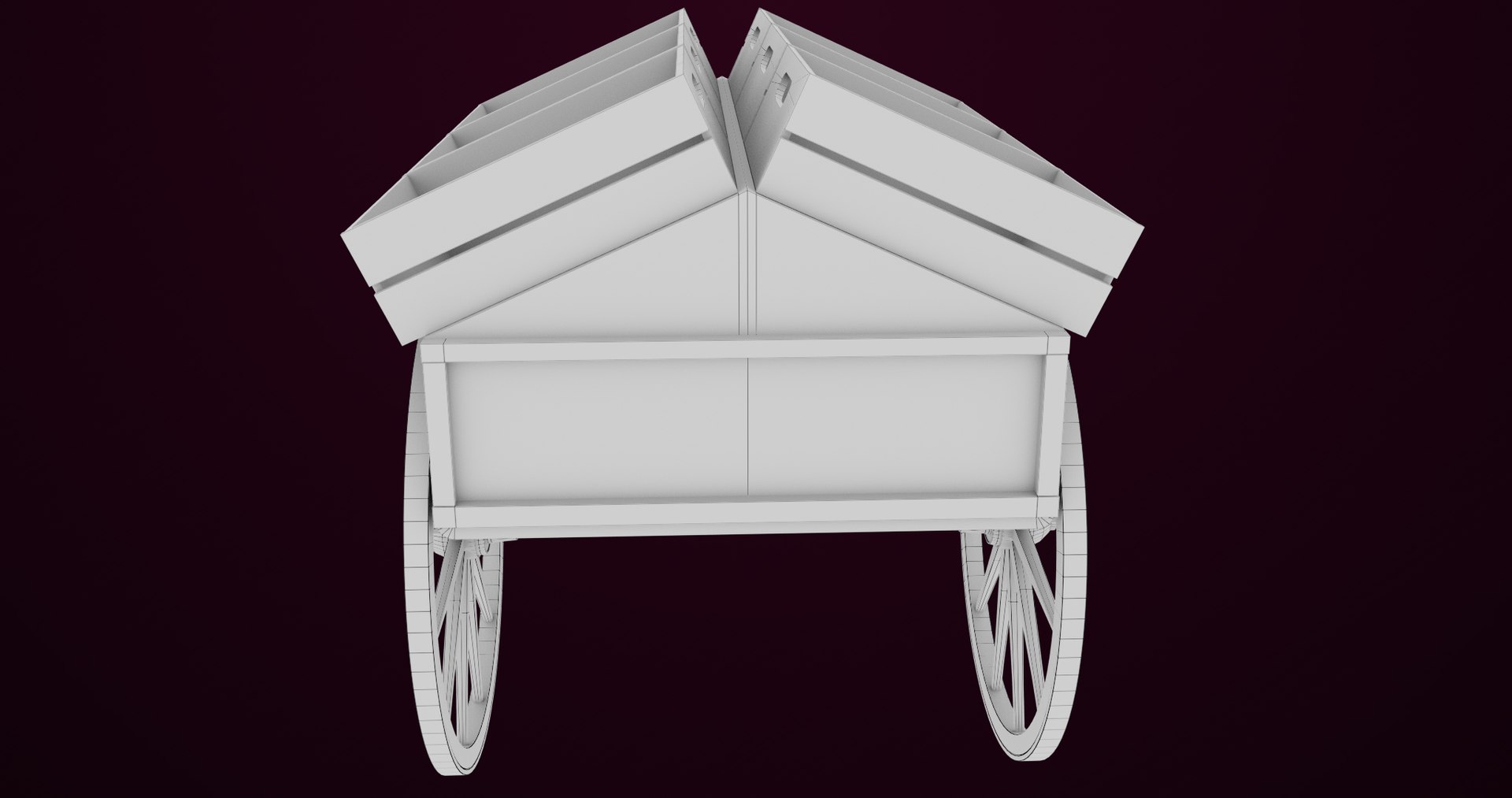 3D Wooden Cart 7 Dusty All PBR Unity UE Textures Included - TurboSquid ...